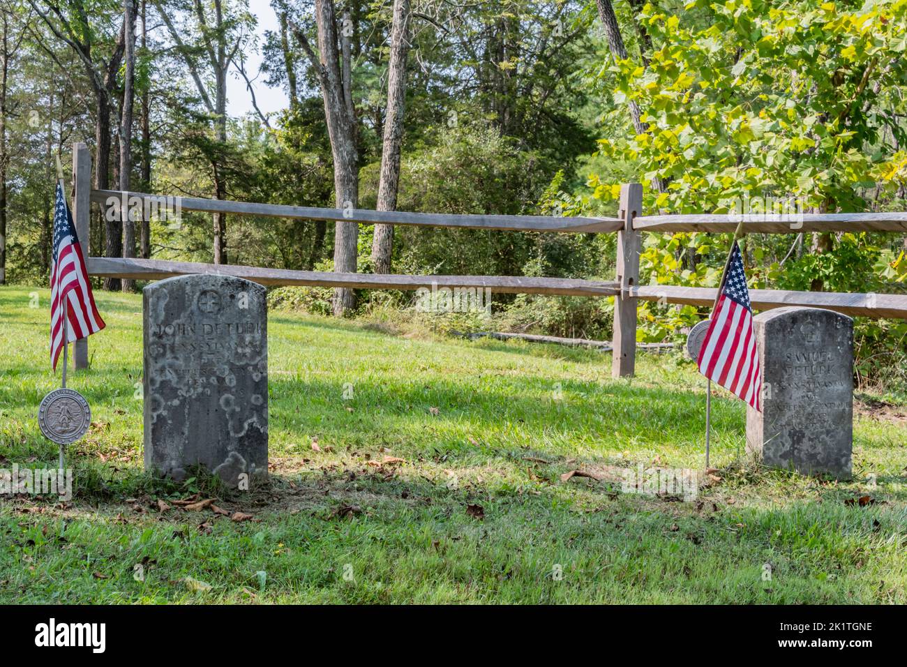 The DeTurk Cemetery, Daniel Boone Homestead, Pennsylvania USA ...