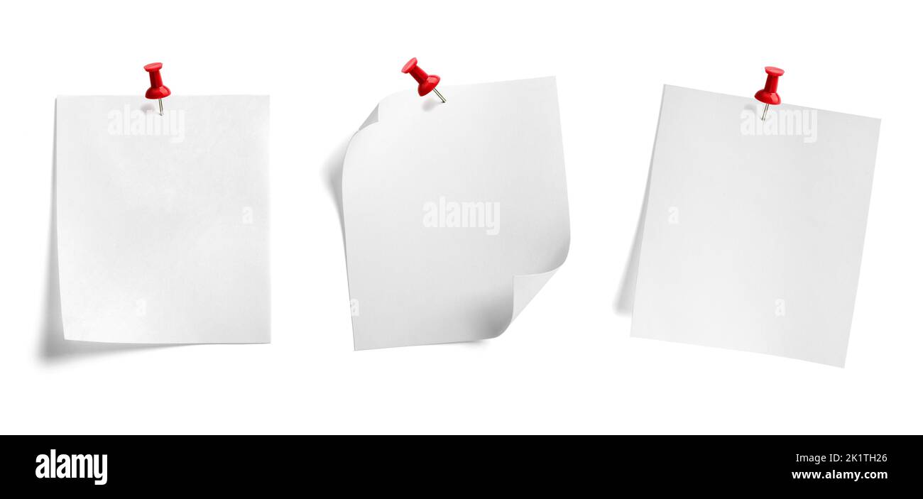 paper message note reminder blank background office business push pin ...