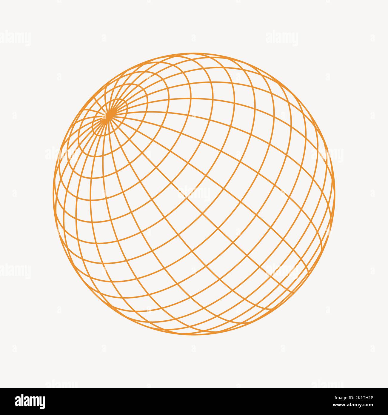 Grid globe collage element illustration vector Stock Vector Image & Art ...