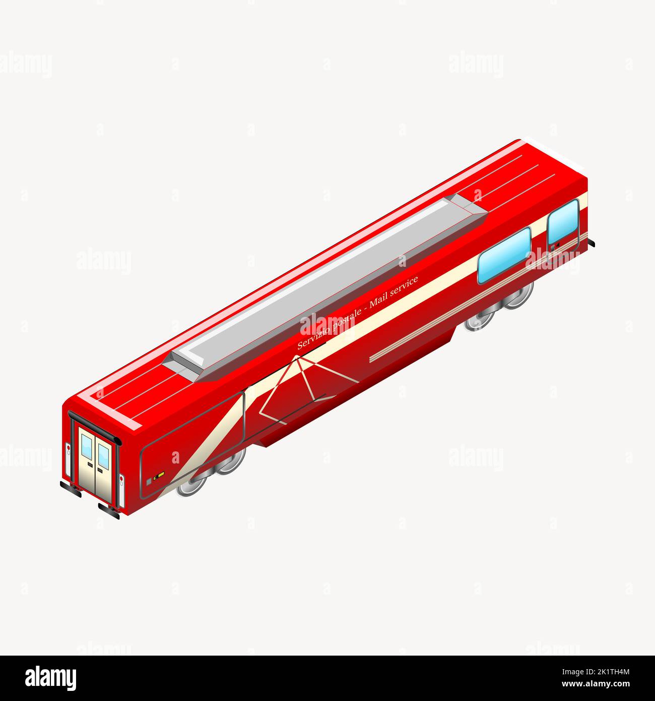 Red train collage element illustration vector Stock Vector Image & Art ...
