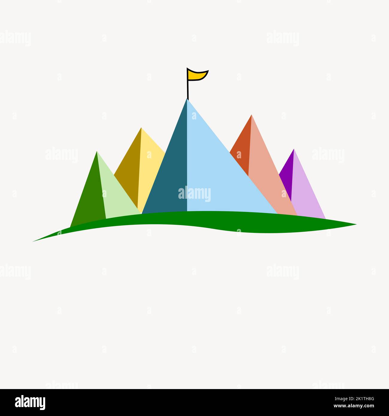 Camp area collage element illustration vector Stock Vector Image & Art ...