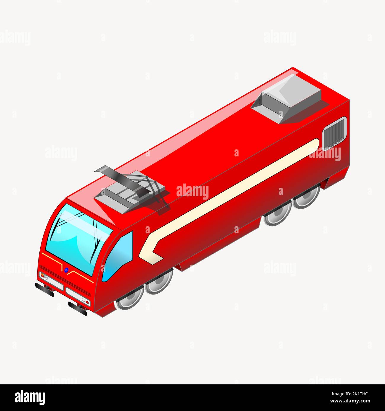 Red train collage element illustration vector Stock Vector Image & Art ...