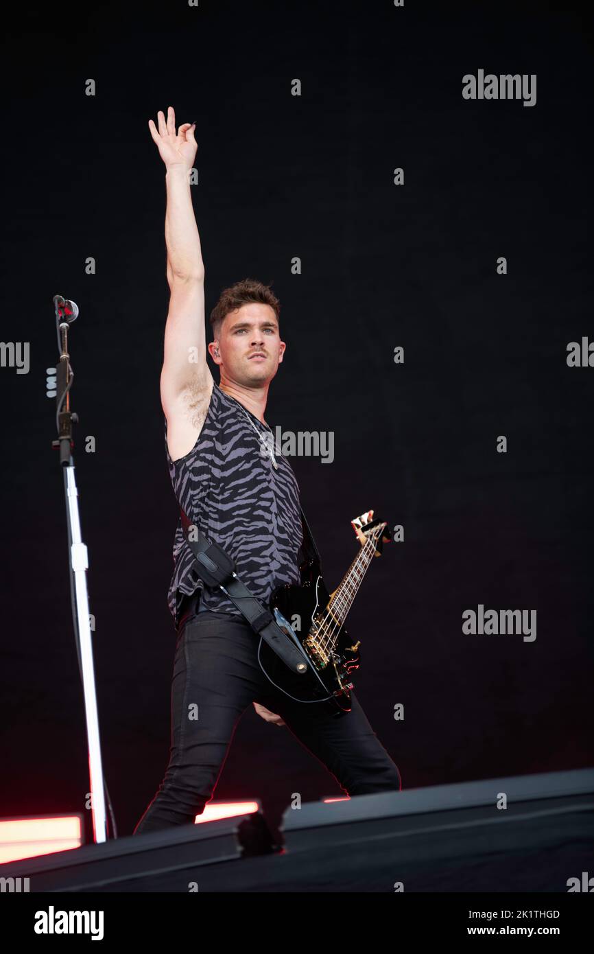 English rock duo Royal Blood performing at the Tempelhof Sounds ...