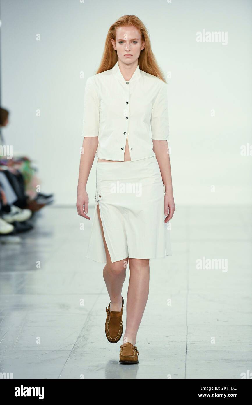 London, UK. 20/09/2022, EFTYCHIA SS23 runway during during London ...