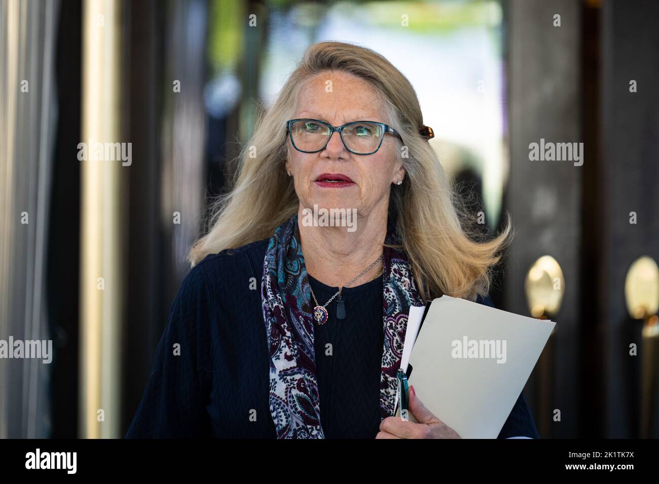 UNITED STATES - SEPTEMBER 20: Rep. Carol Miller, R-W.Va., leaves the ...