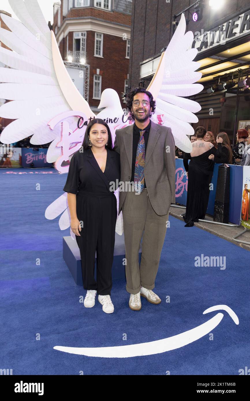Helena Wadia and Rajiv Karia attending the UK premiere of Catherine ...