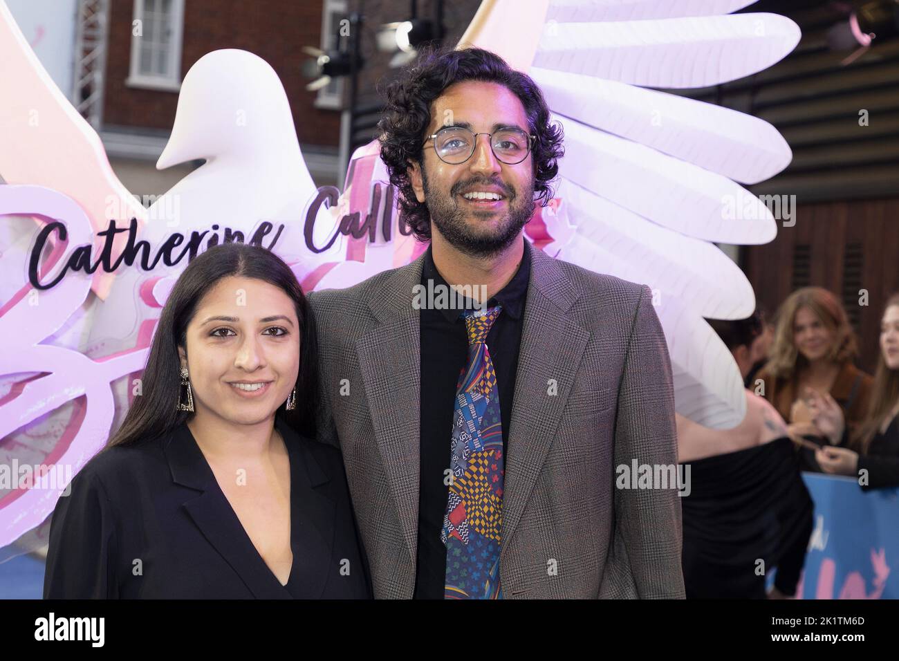 Helena Wadia and Rajiv Karia attending the UK premiere of Catherine ...