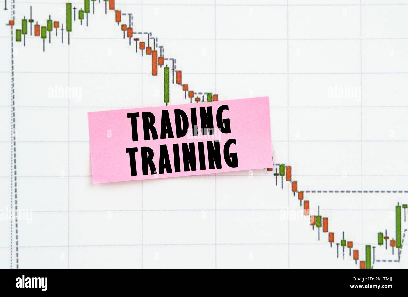 Business and trading concept. Against the background of the quote chart ...