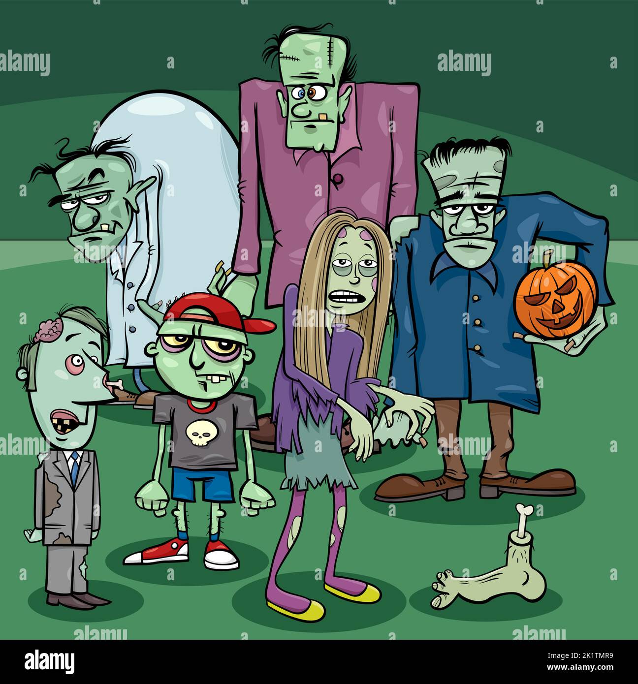 Zombies party Stock Vector Images - Alamy
