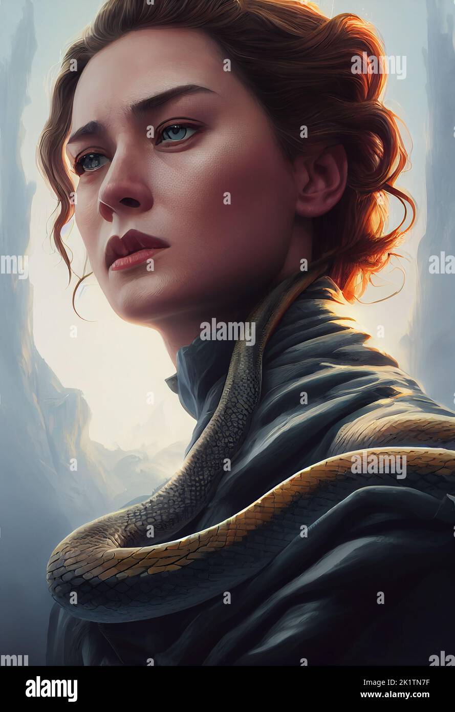 Character female art hi-res stock photography and images - Alamy