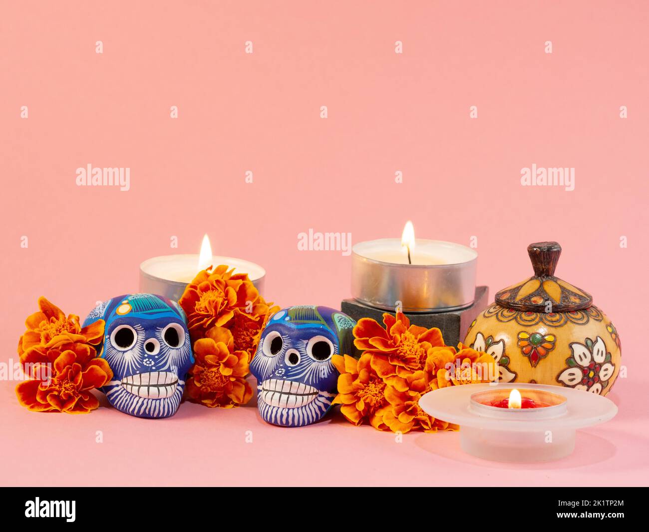 Spanish Mexican traditional autumn festival day of the dead typical ...