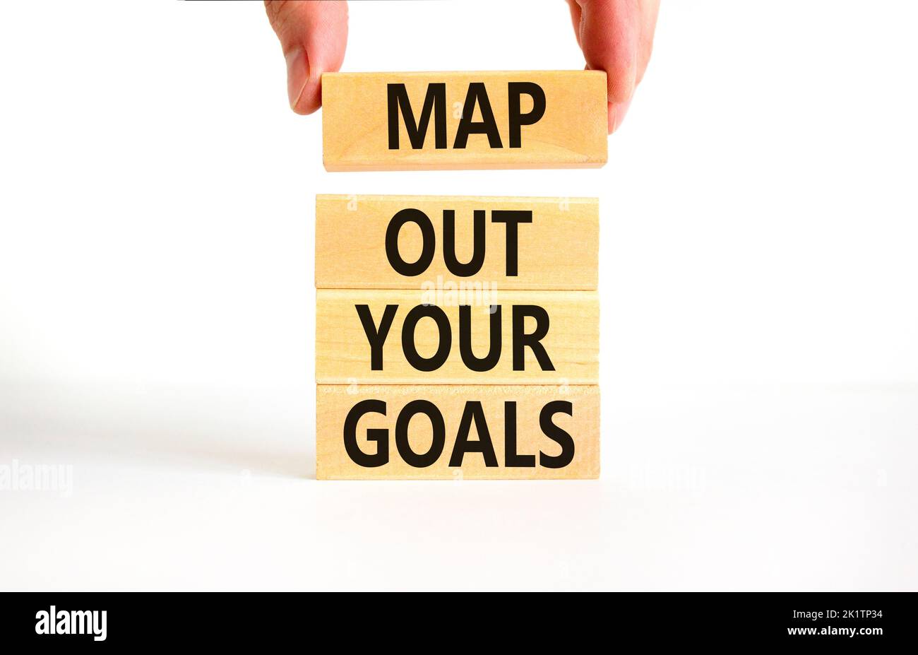 Support and map out your goals symbol. Concept words Map out your goals ...