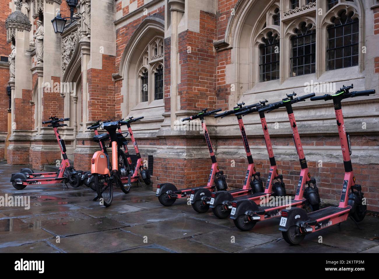 Red voi scooters hi-res stock photography and images - Alamy
