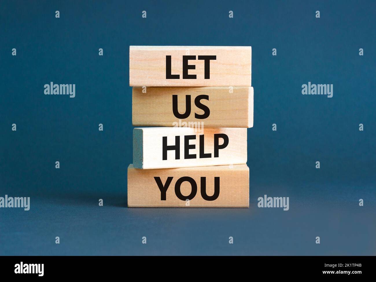 Support and let us help you symbol. Concept words Let us help you on ...