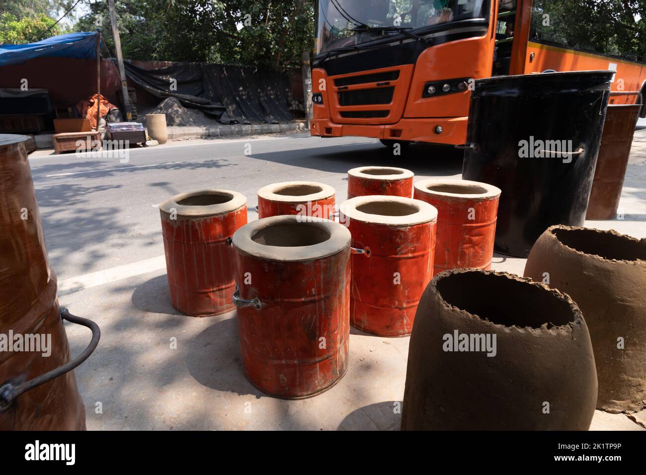 Tradtional Indian DIY Clay Oven Also Called Desi Mitti Ka Tandoor ...