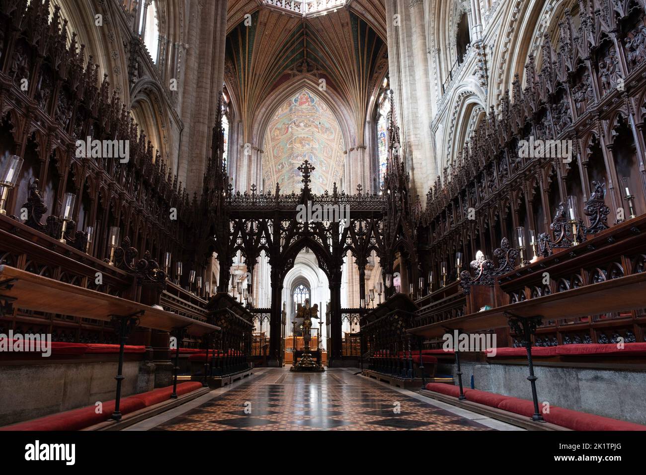 Medieval rood screen england hi-res stock photography and images - Alamy