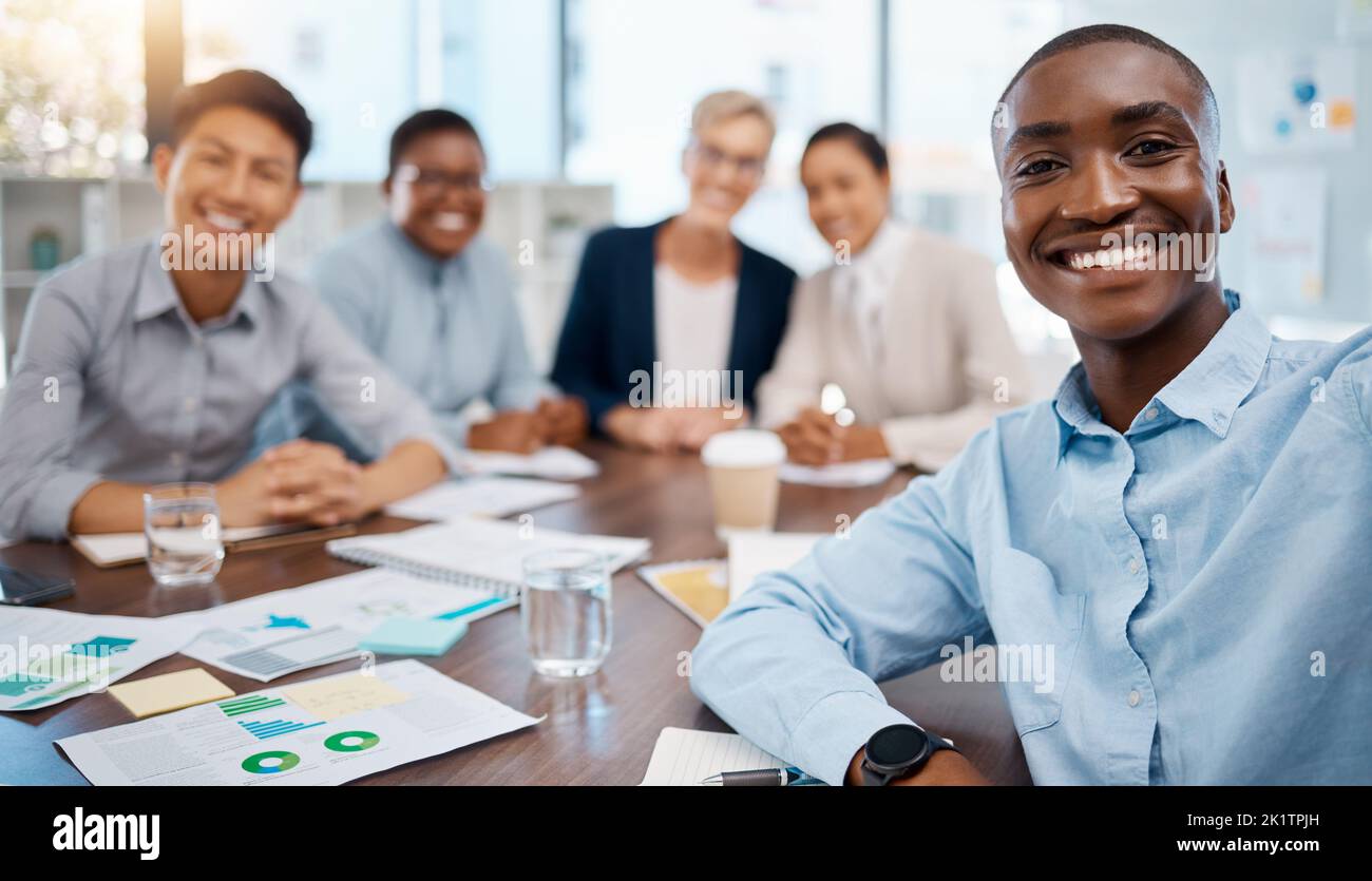 Meeting, teamwork and finance with a team planning in the office for ...