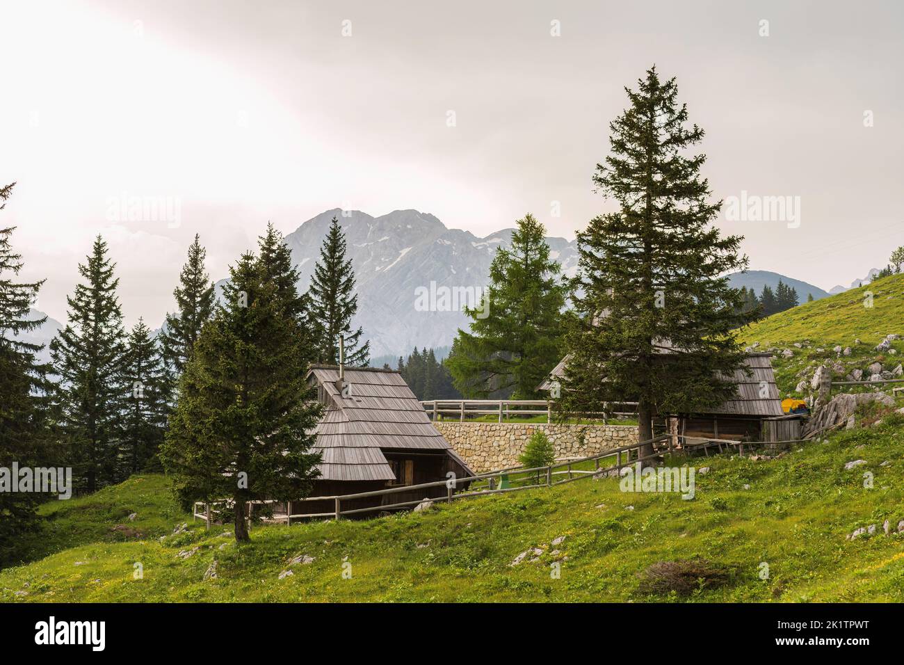 Velika planina, big pasture plateau in Slovenia, Europe Stock Photo - Alamy