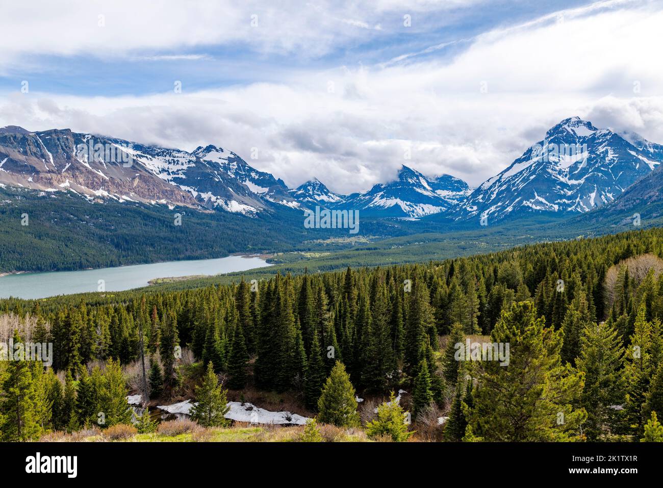 Lower Two Medicine Lake; Glacier National Park; Montana; USA Stock ...