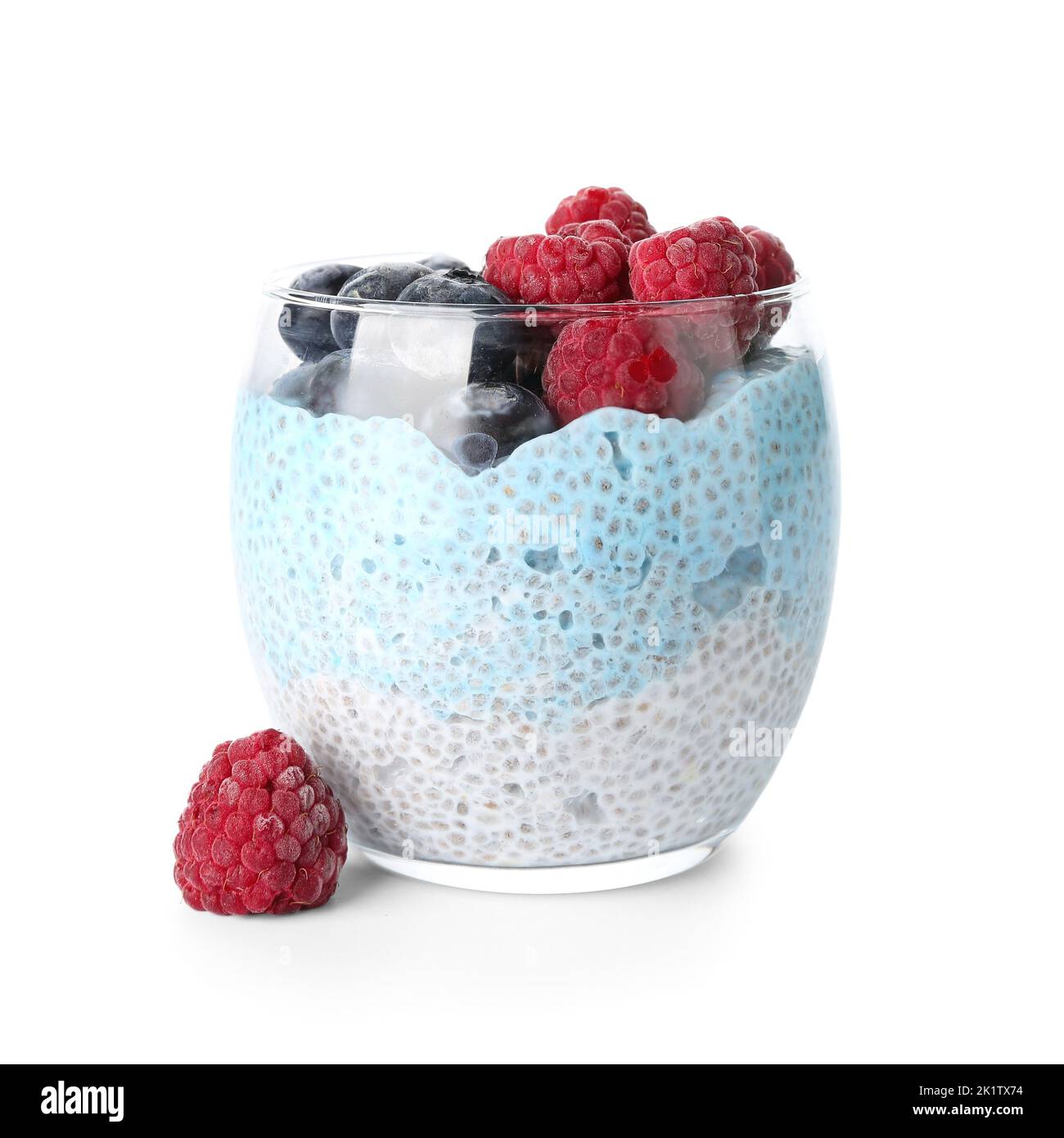 Chia pudding fruit berry Cut Out Stock Images & Pictures - Alamy
