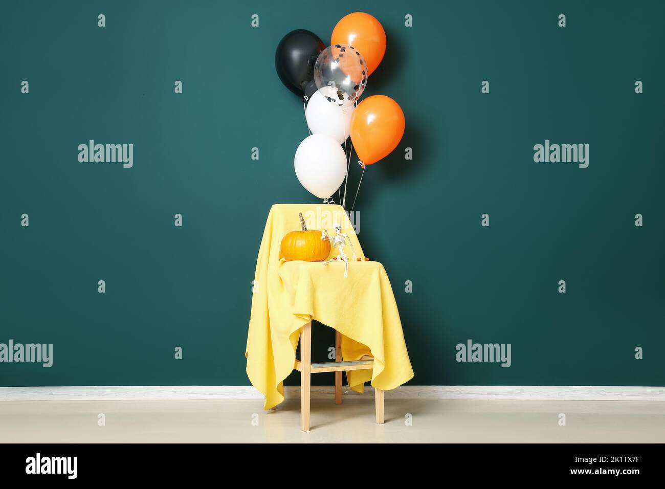 Chair flying with balloons hi-res stock photography and images - Alamy