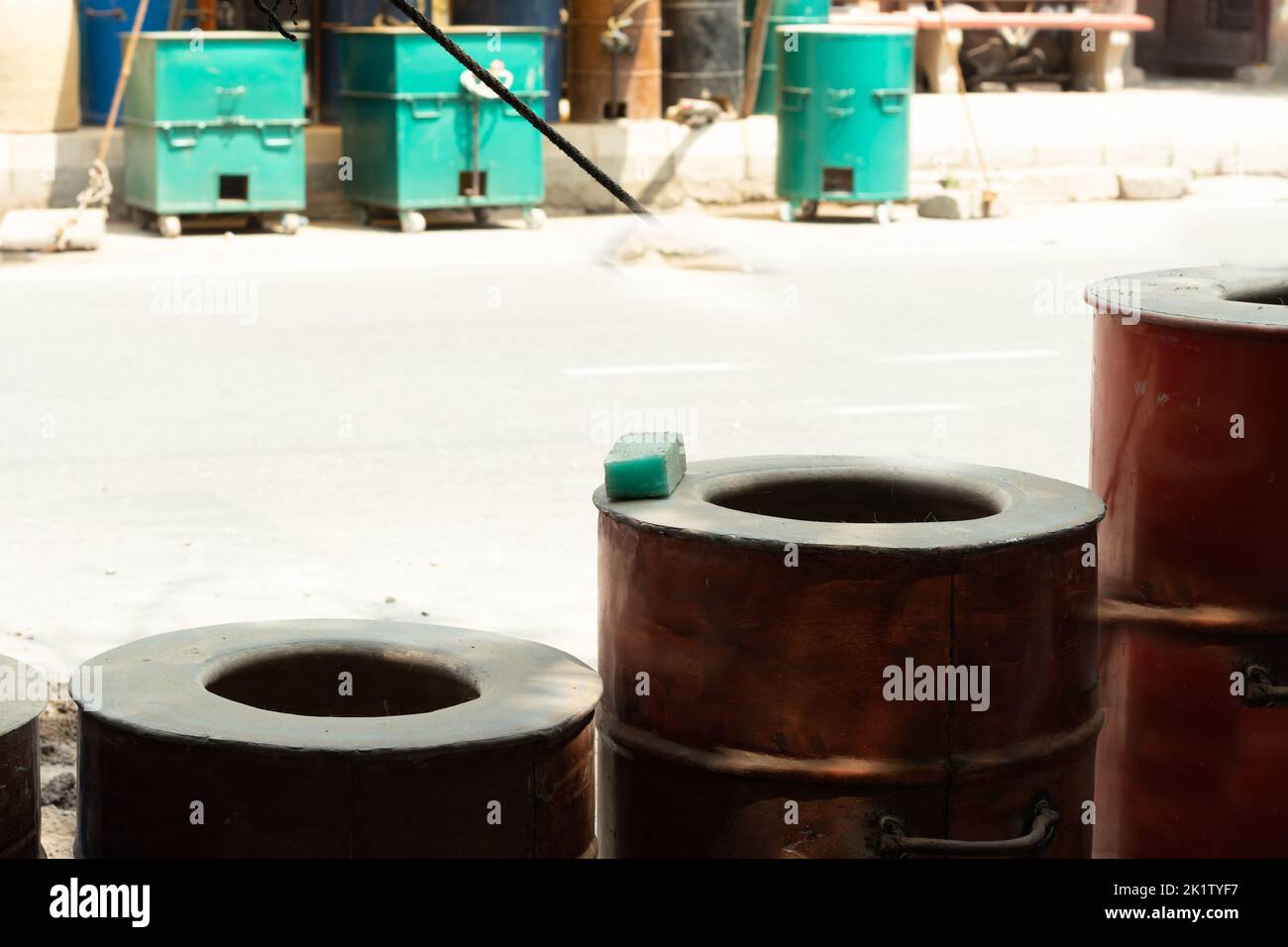 Tradtional Indian DIY Clay Oven Also Called Desi Mitti Ka Tandoor ...