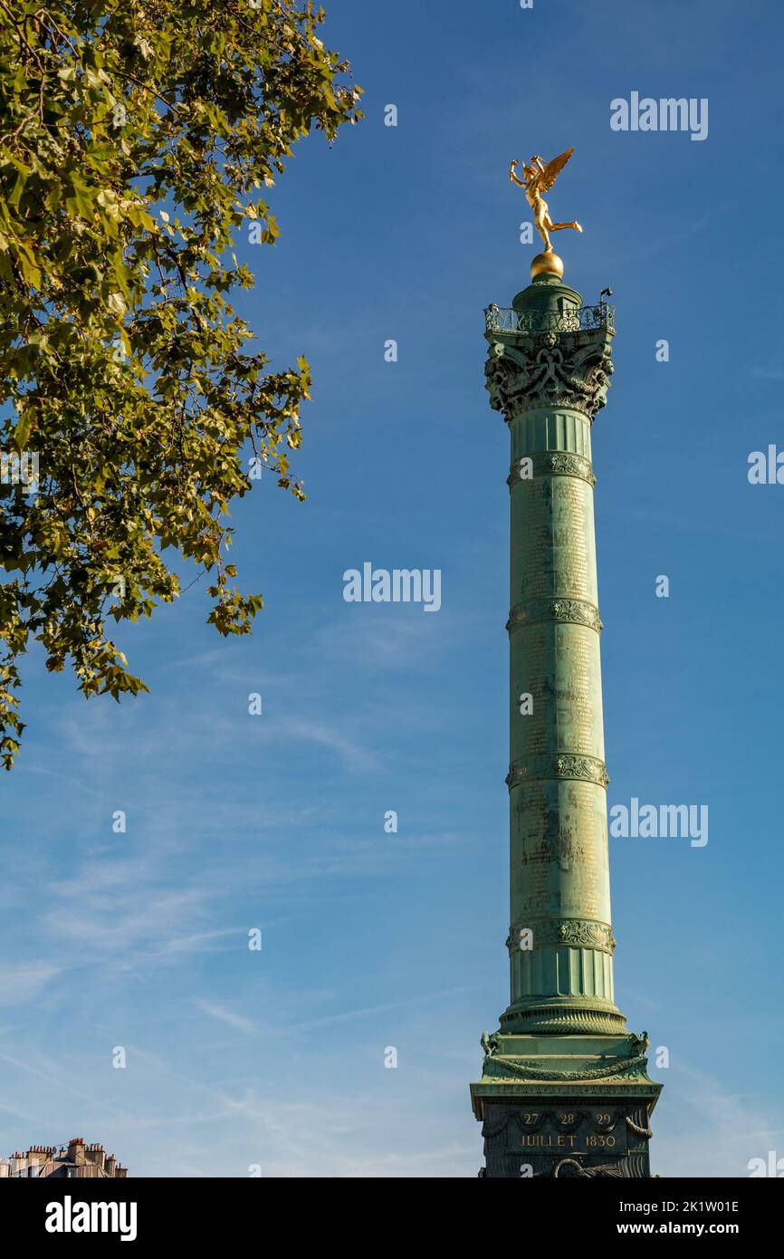 The July Column is a monumental column in Paris commemorating the ...