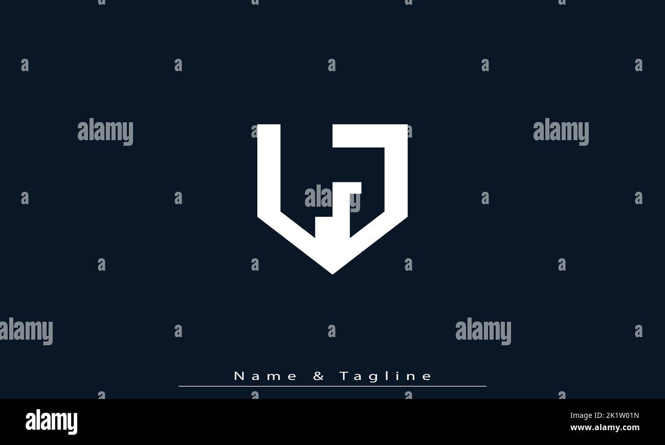 Alphabet letters Initials Monogram logo LJ , JL Stock Vector Image ...