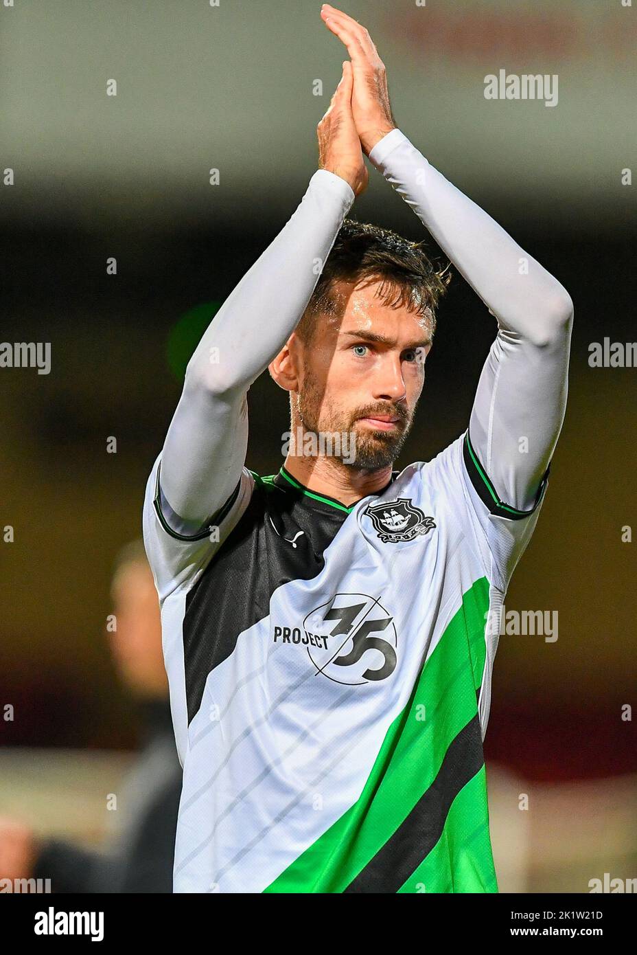 Plymouth Argyle forward Ryan Hardie (9) celebrates at full time during ...