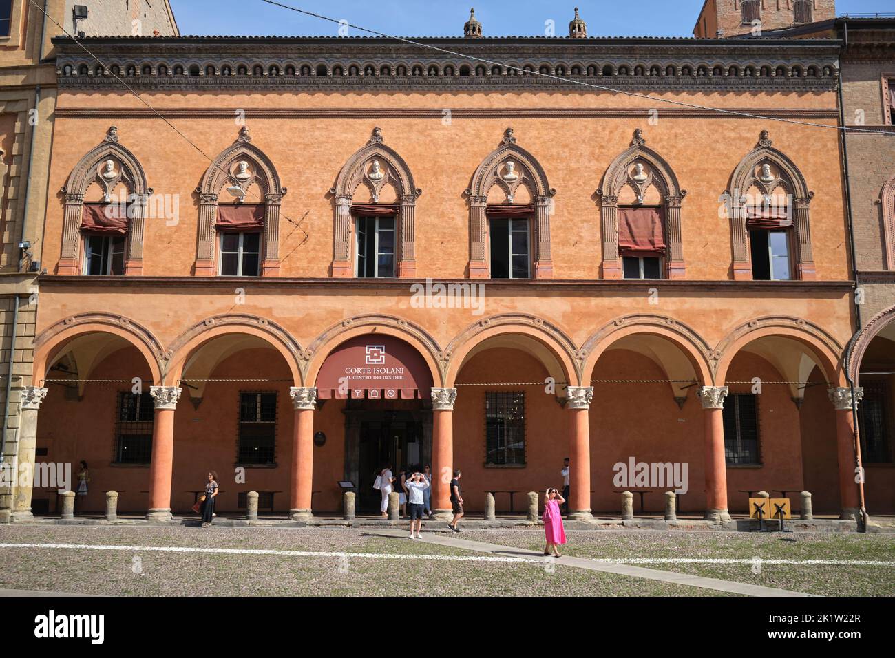 Corte Isolani Piazza Santo Stefano Bologna Italy Stock Photo - Alamy