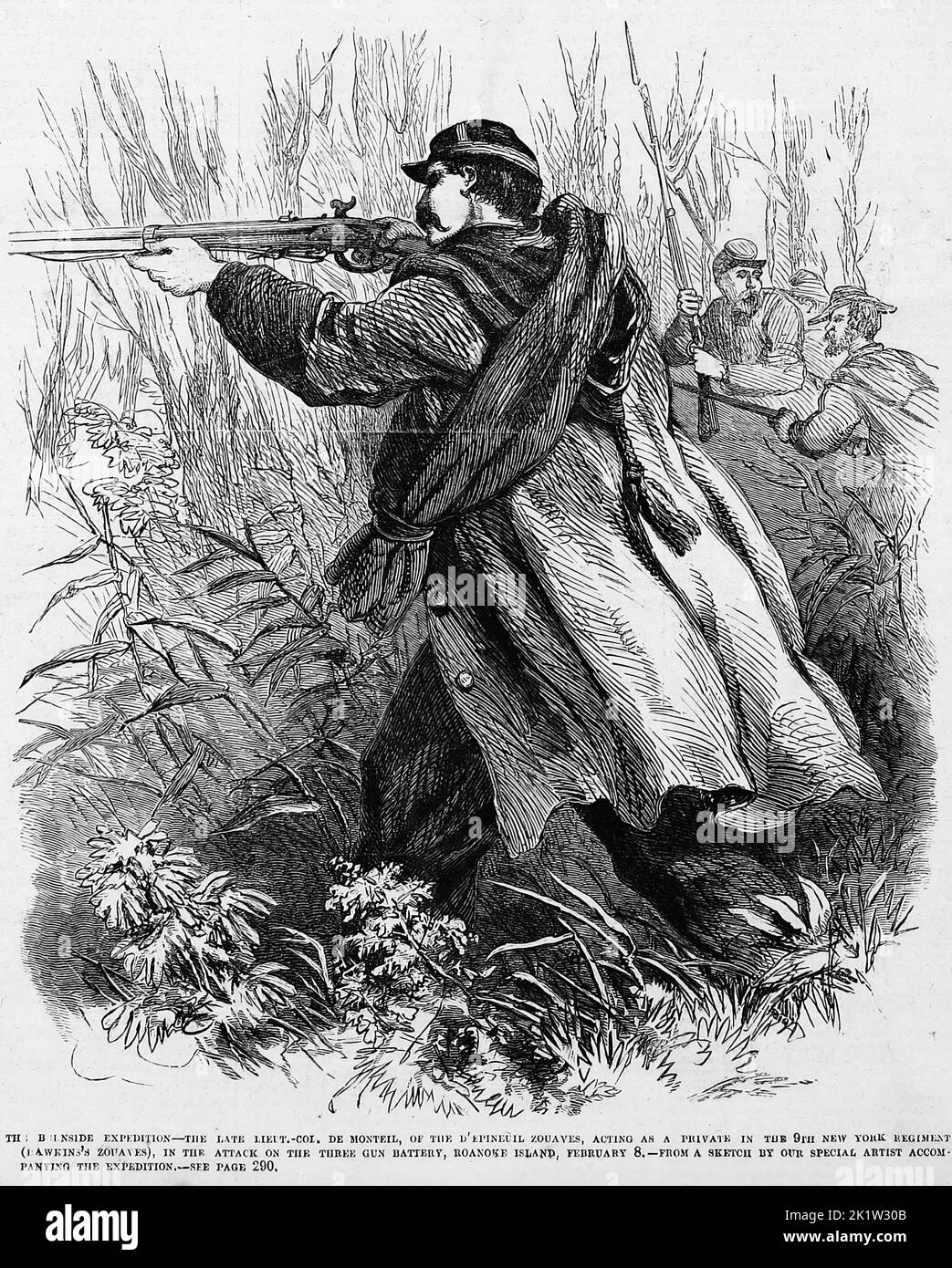 The Burnside Expedition - The Late Lieutenant Colonel De Monteil of the ...