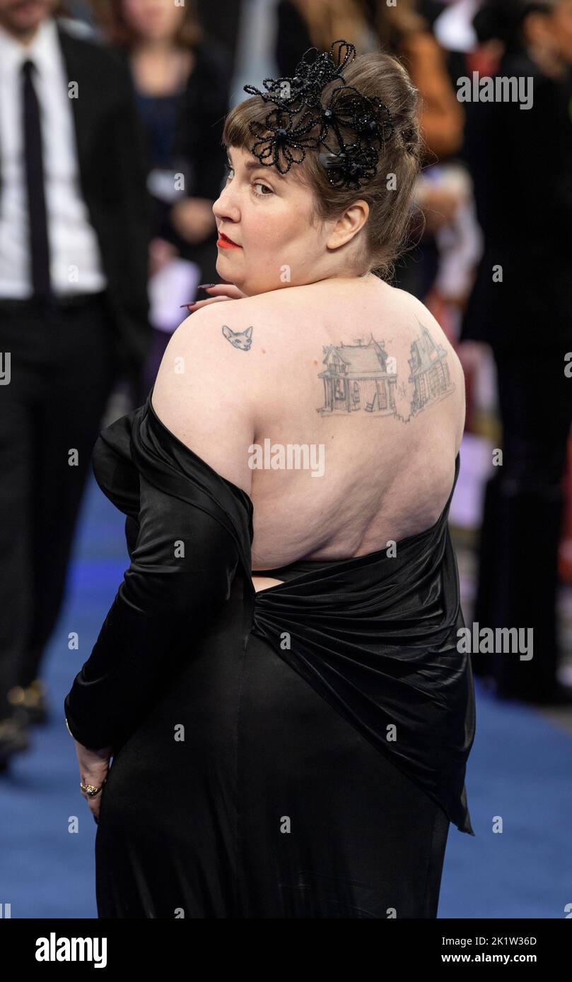 Lena Dunham attends the UK Premiere of "Catherine Called Birdy" at The ...