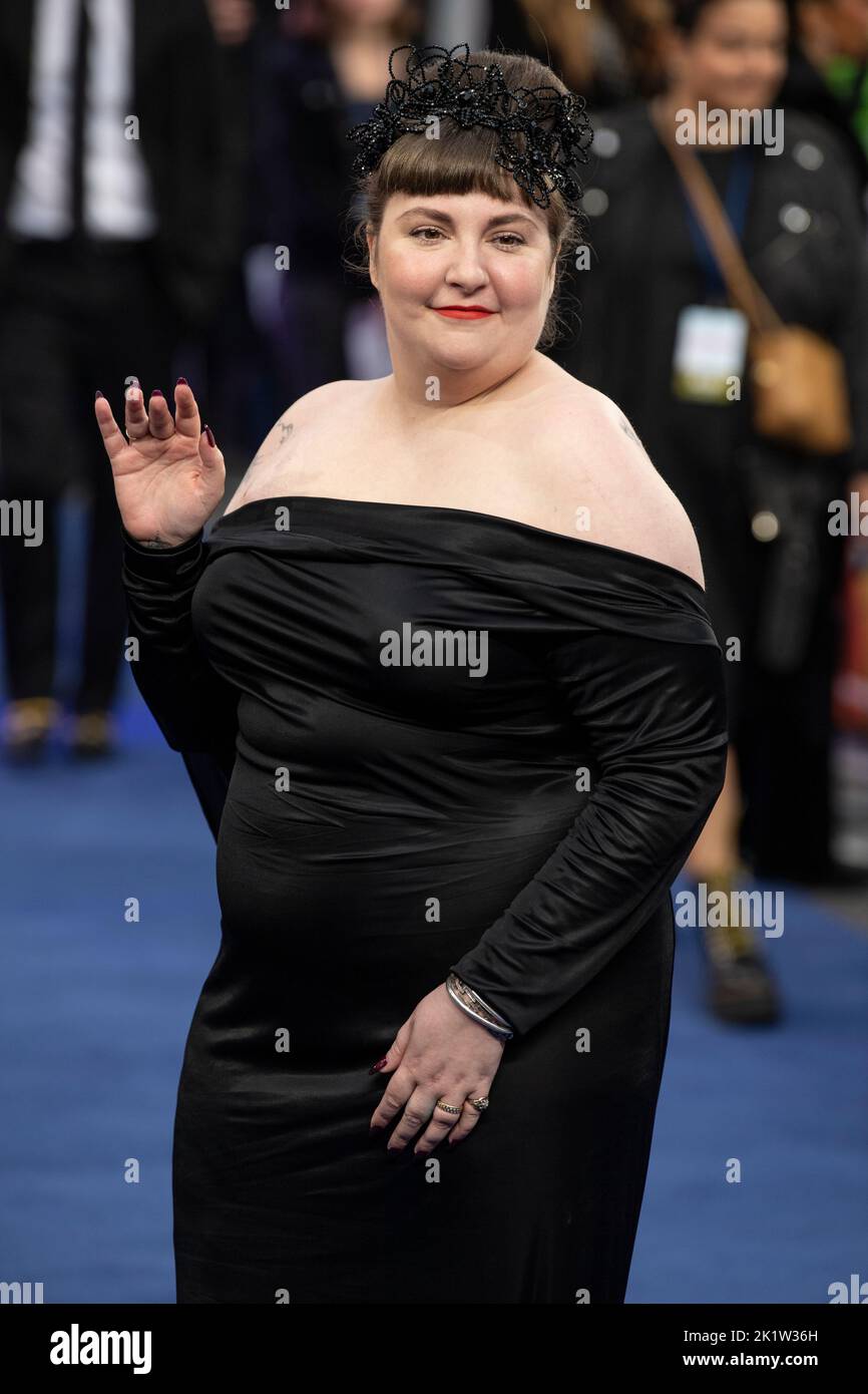 Lena Dunham attends the UK Premiere of "Catherine Called Birdy" at The ...