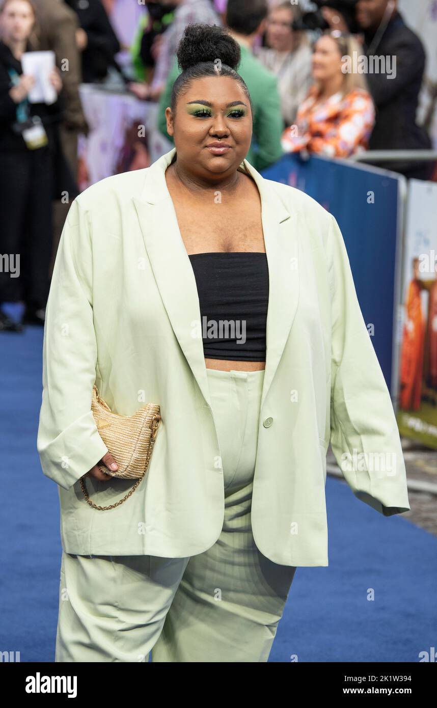 Miah Carter attends the UK Premiere of "Catherine Called Birdy" at The ...