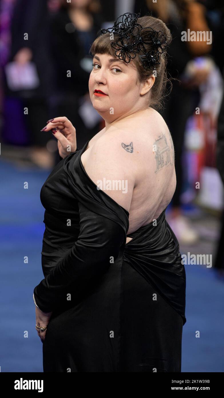 Lena Dunham attends the UK Premiere of "Catherine Called Birdy" at The ...