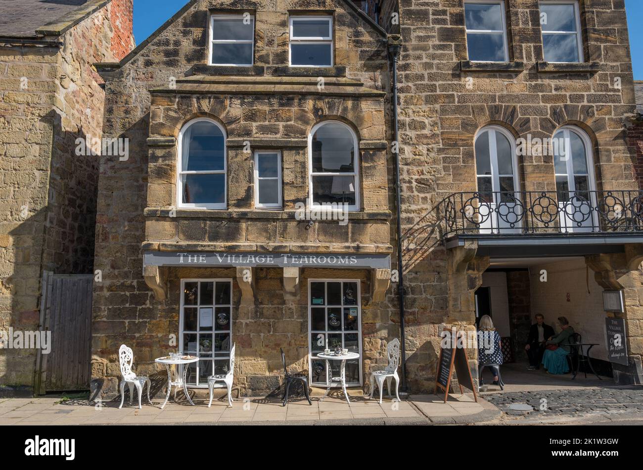 Small local business built from local stone along Northumberland Street ...