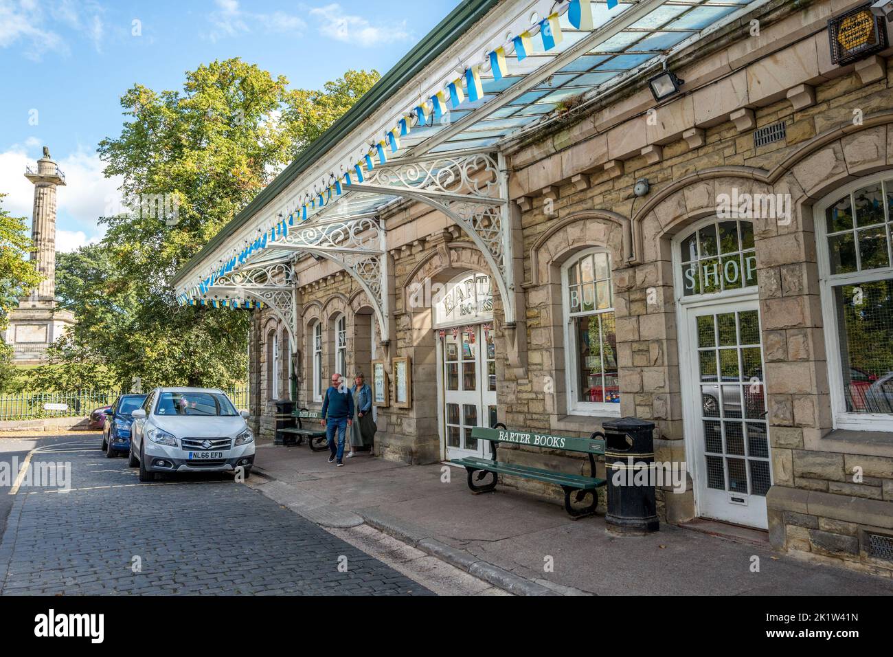 The secondhand book store Barter Books, Alnwick, Northumberland Stock ...