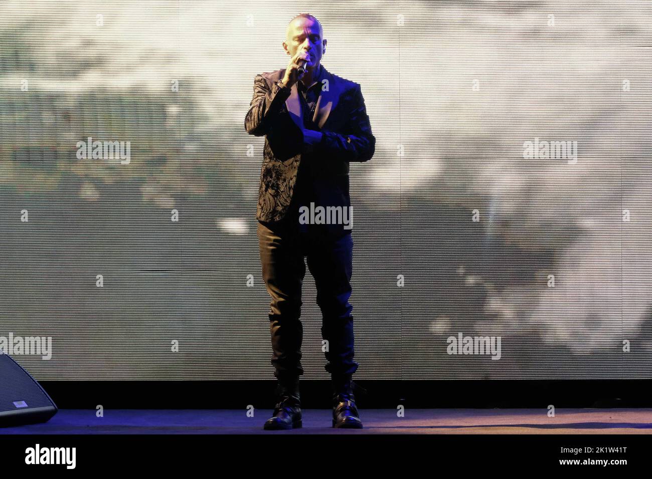 Verona, Italy, 20 September 2022, The Italian singer Eros Ramazzotti ...