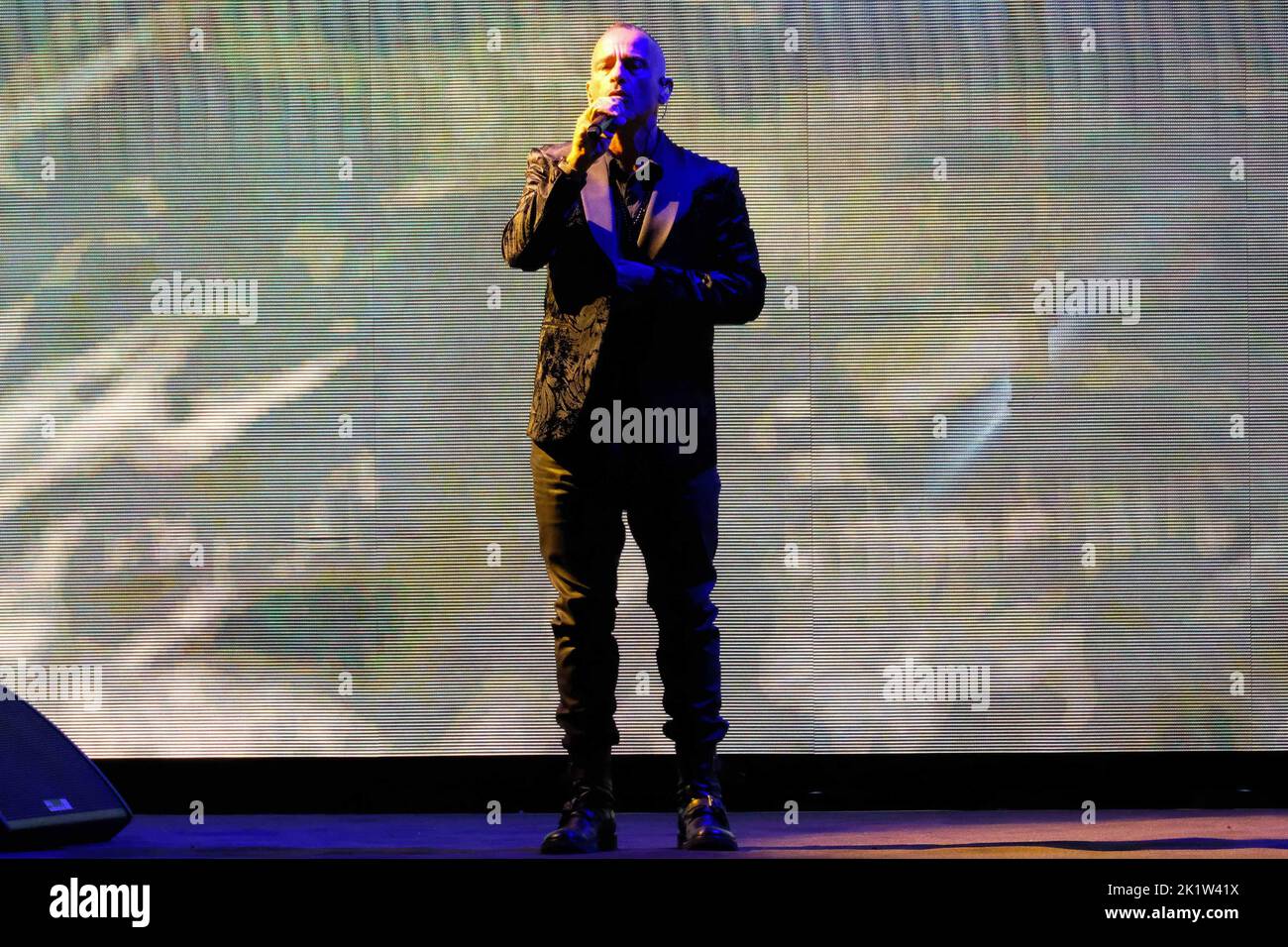 Verona, Italy, 20 September 2022, The Italian singer Eros Ramazzotti ...
