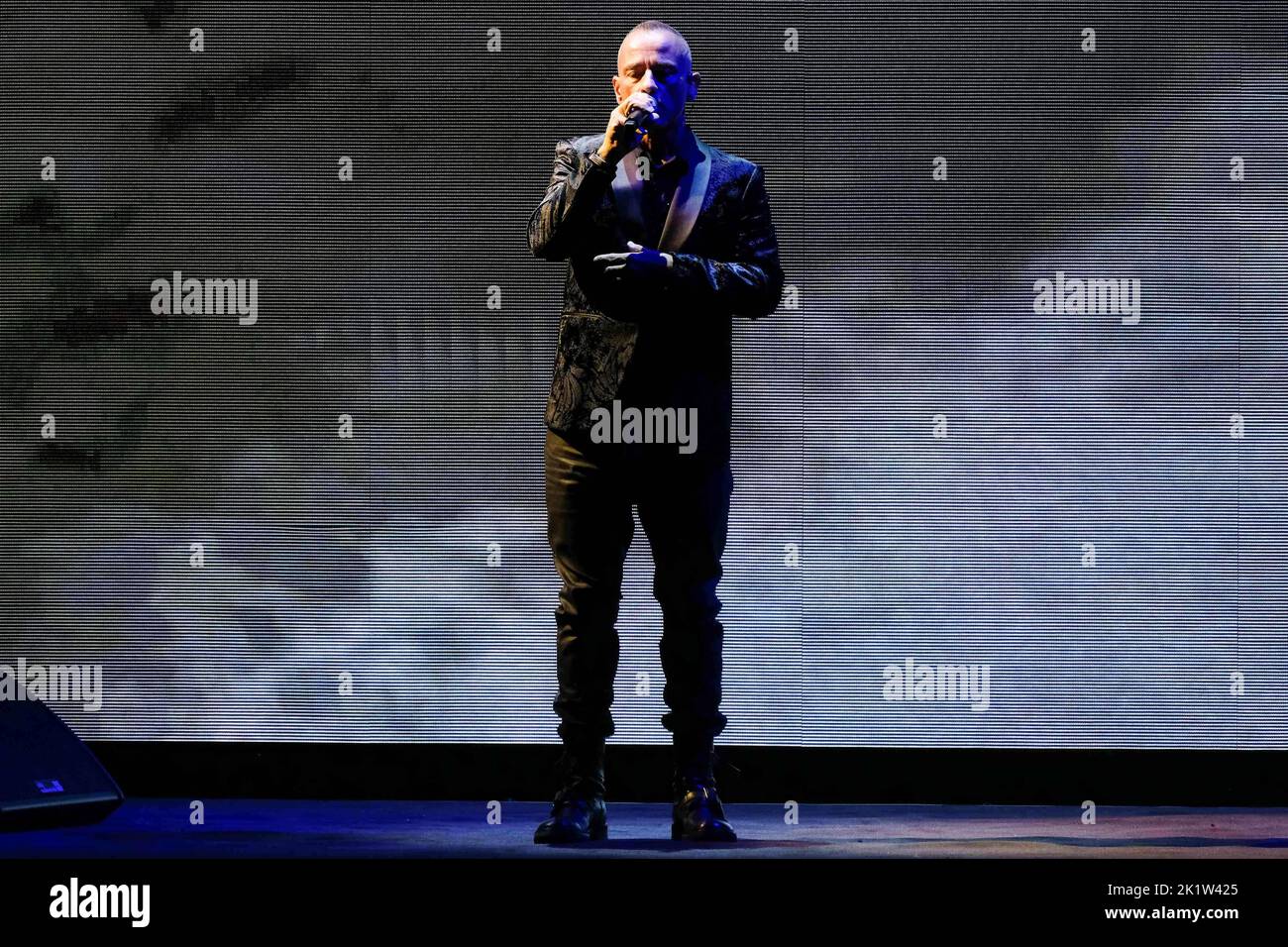 Verona, Italy, 20 September 2022, The Italian singer Eros Ramazzotti ...