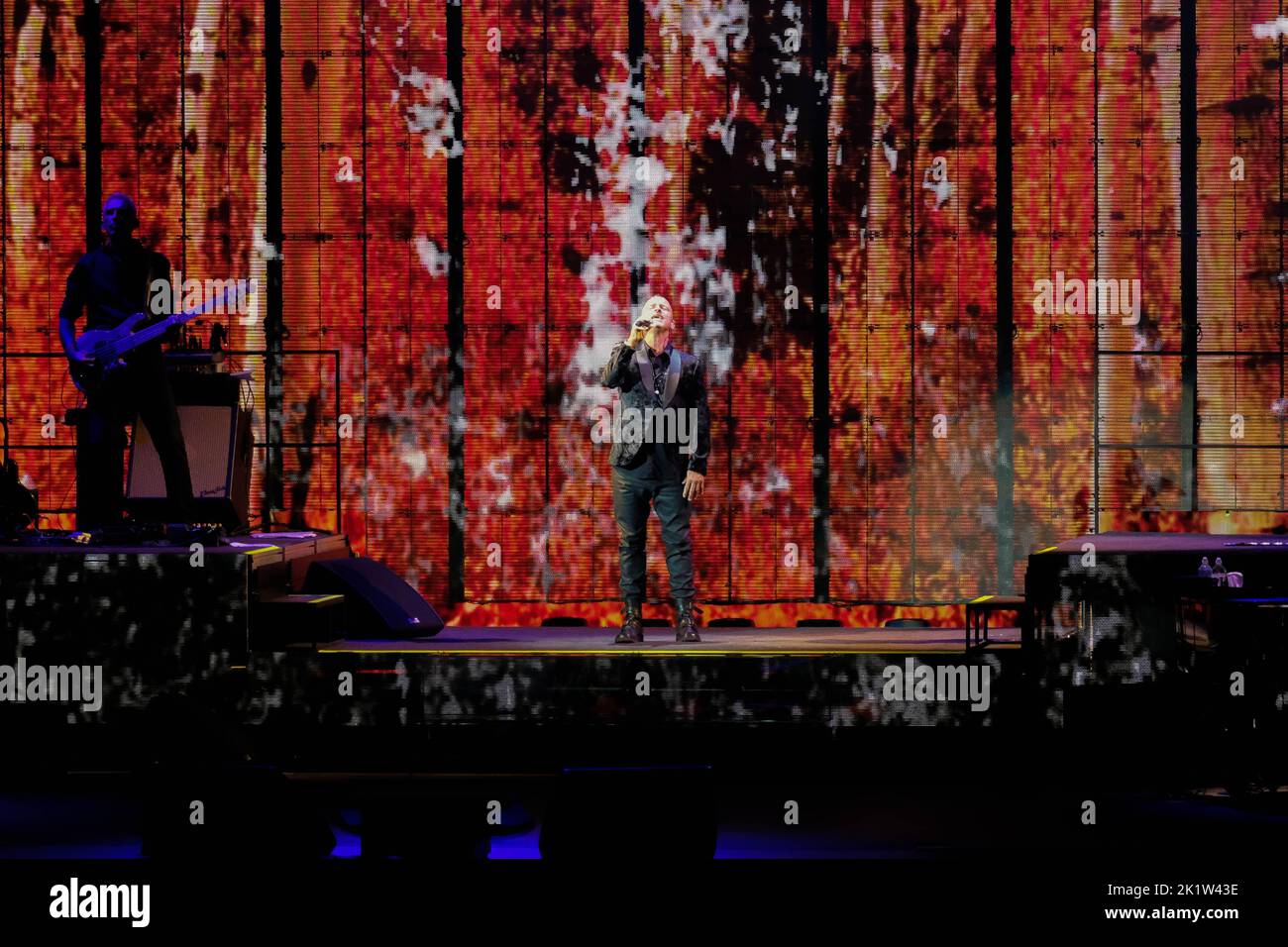 Verona, Italy, 20 September 2022, The Italian singer Eros Ramazzotti ...