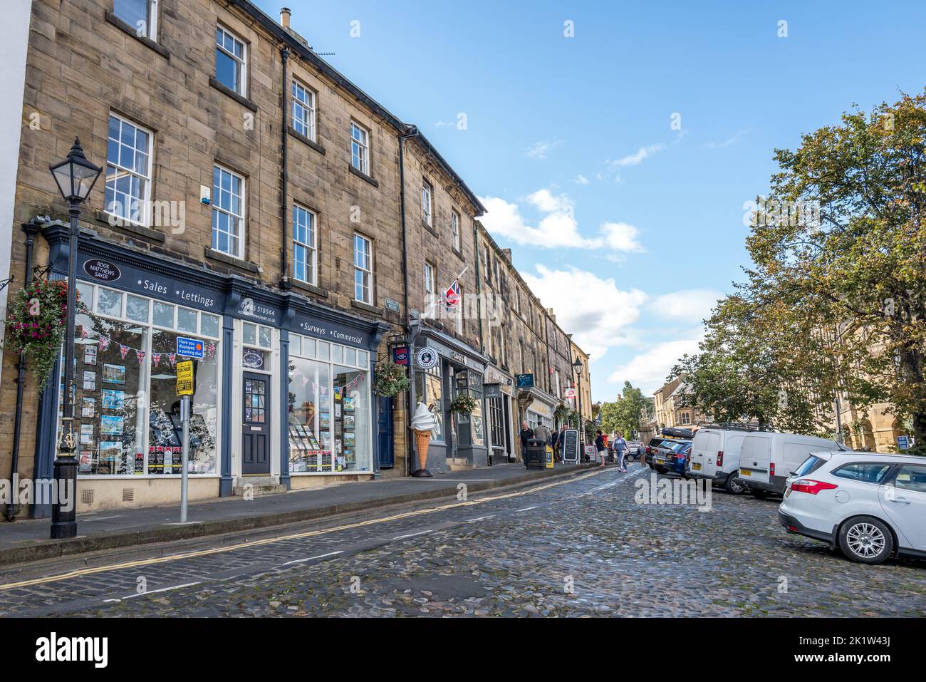 Bondgate within, the main shopping and business road in the centre of ...