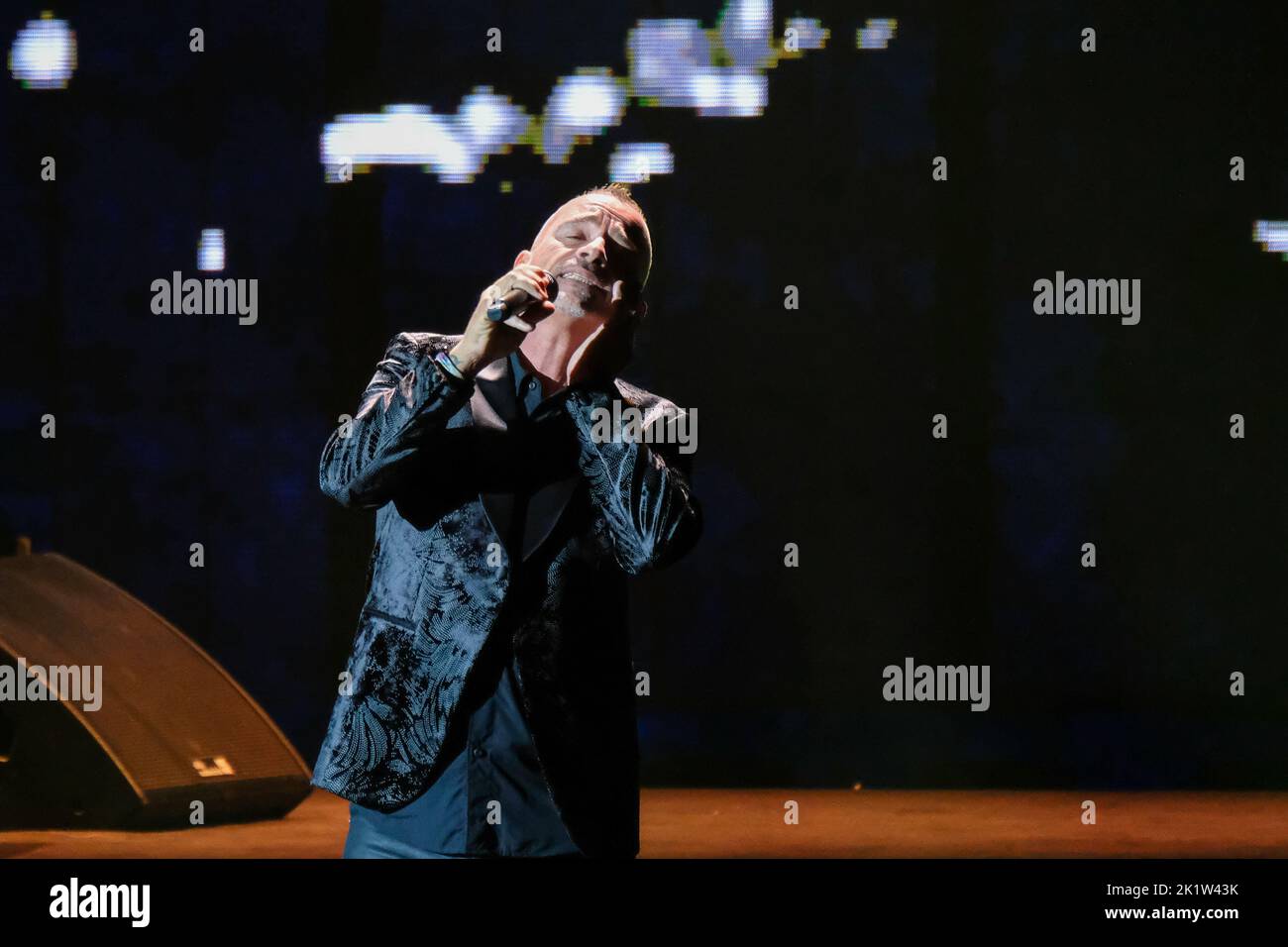 Verona, Italy, 20 September 2022, The Italian singer Eros Ramazzotti ...