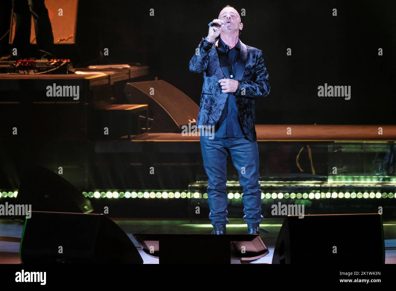 Verona, Italy, 20 September 2022, The Italian singer Eros Ramazzotti ...