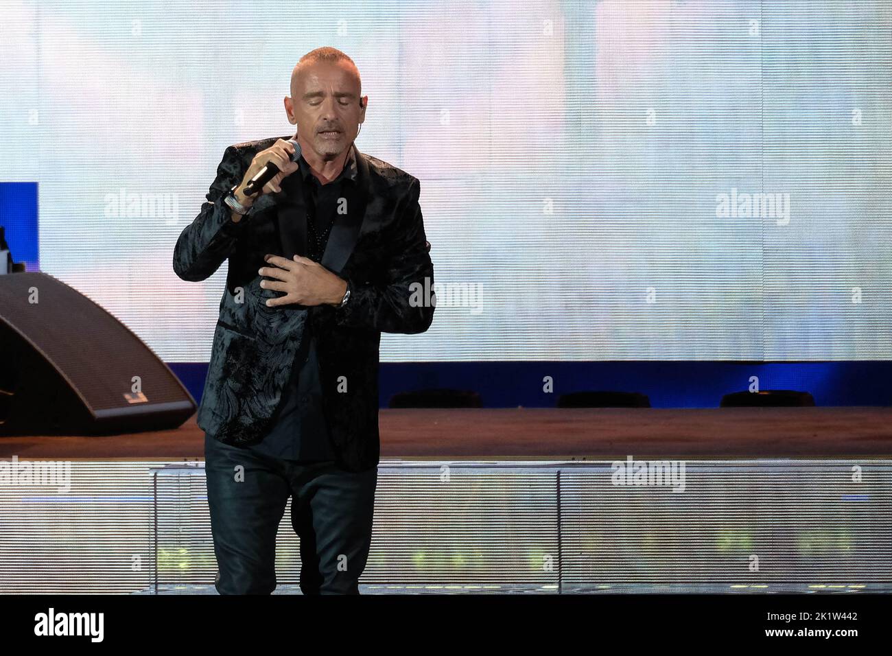 Verona, Italy, 20 September 2022, The Italian singer Eros Ramazzotti ...