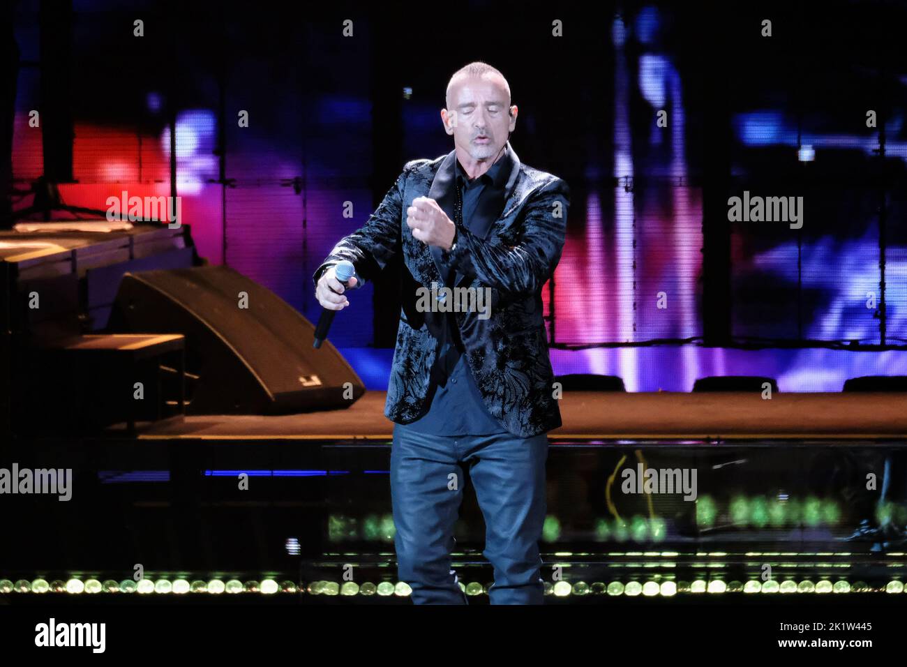 Verona, Italy, 20 September 2022, The Italian singer Eros Ramazzotti ...