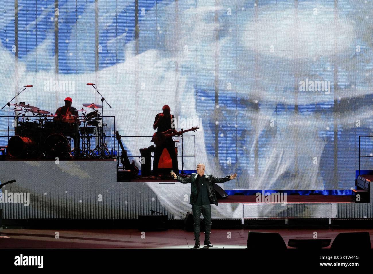 Verona, Italy, 20 September 2022, The Italian singer Eros Ramazzotti ...