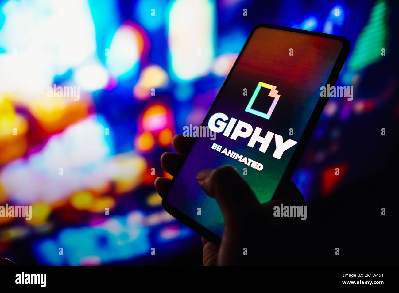 Giphy logo hi-res stock photography and images - Alamy