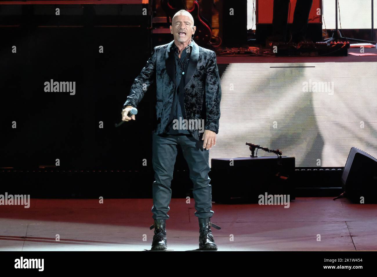 Verona, Italy, 20 September 2022, The Italian singer Eros Ramazzotti ...