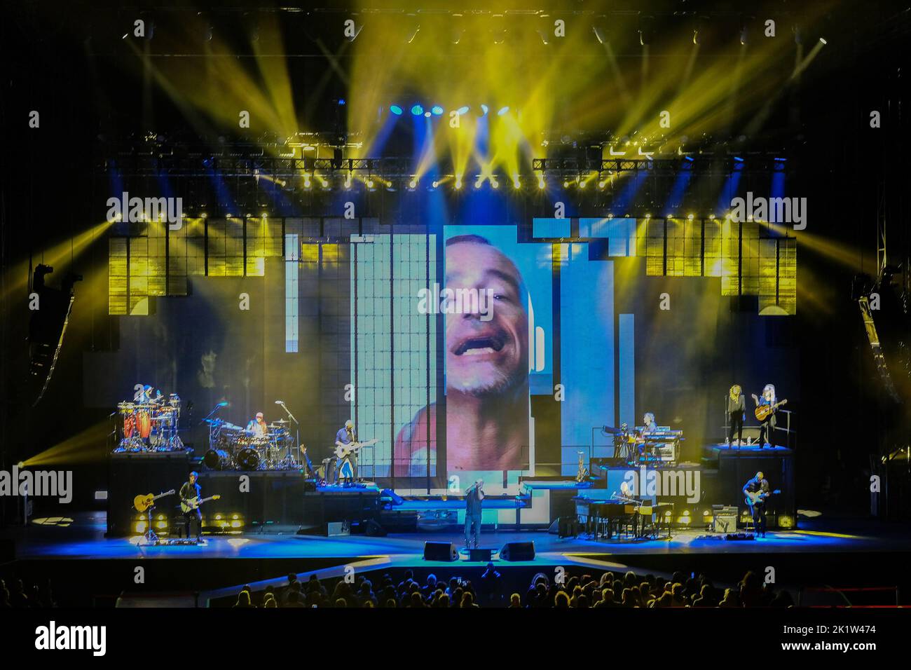 Verona, Italy, 20 September 2022, The Italian singer Eros Ramazzotti ...